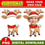 7 Christmas Add Your Own Photo Picture PNG Bundle