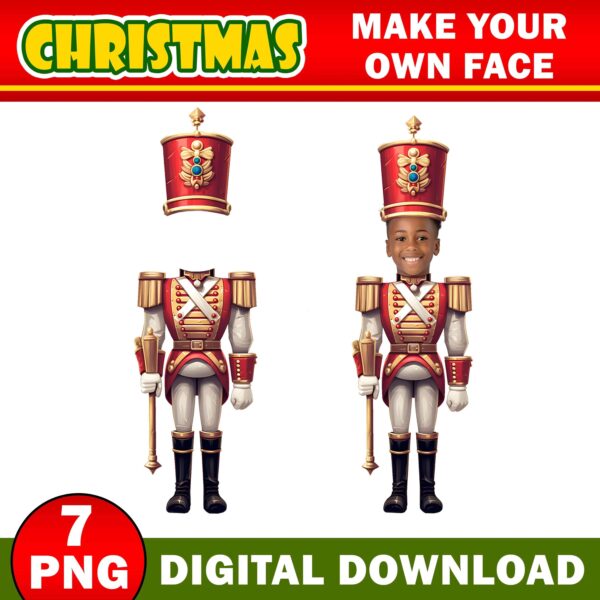 7 Christmas Add Your Own Photo Picture PNG Bundle