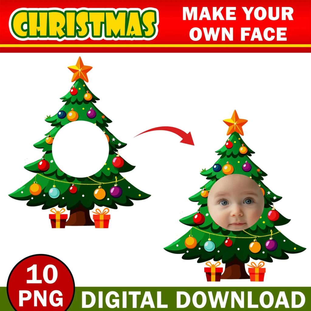 Christmas Add Your Own Photo Face