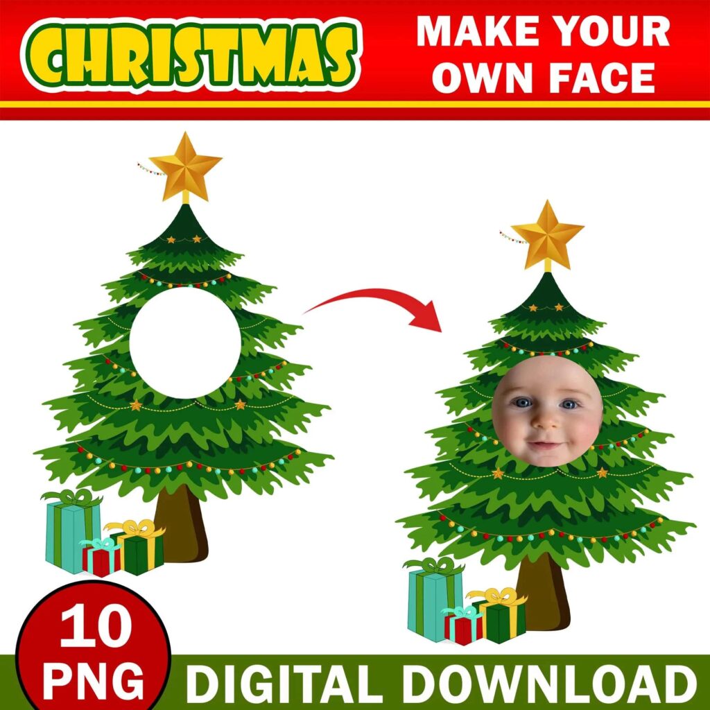 Christmas Add Your Own Photo Face
