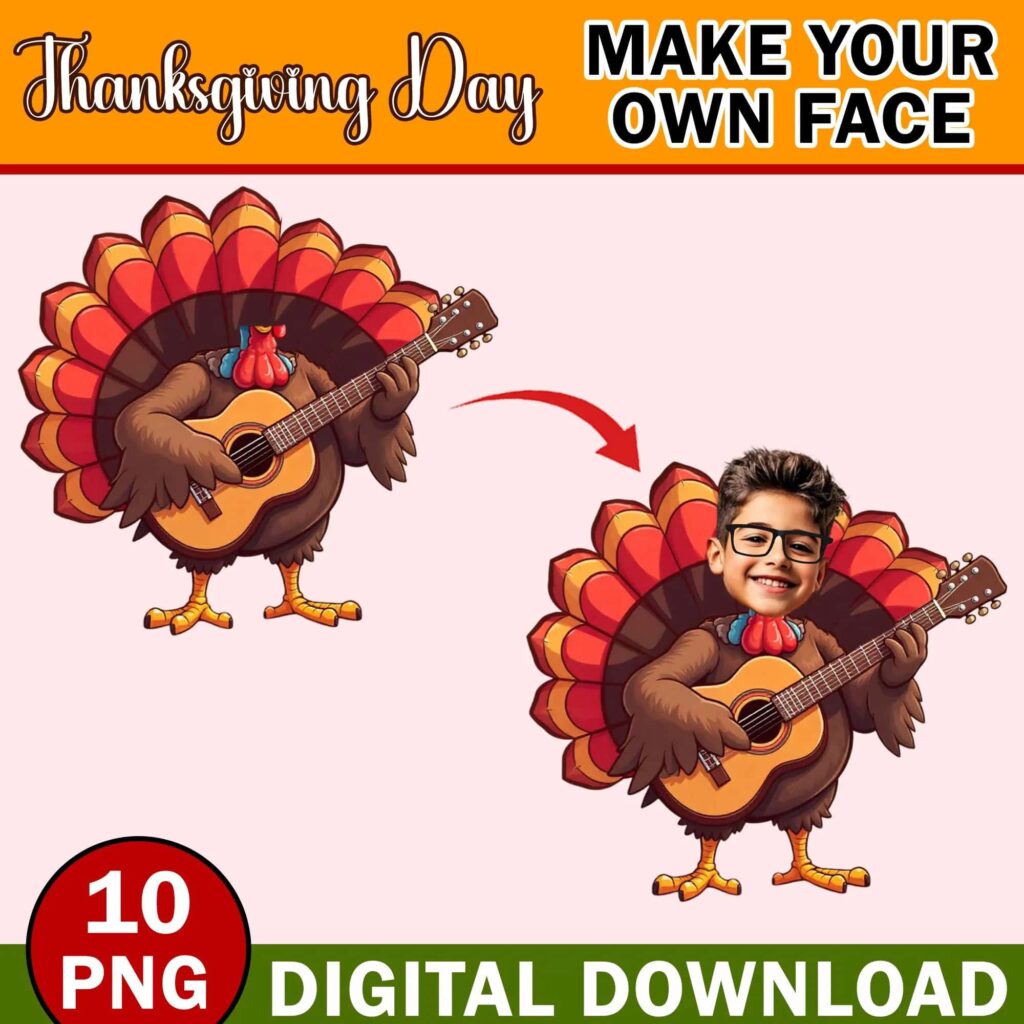 10x Thanksgiving Add Your Own Face