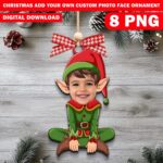 DIY Add Your Own Custom Photo Face Ornament